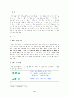 재혼가정(계부모가족) 실태 연구-1페이지