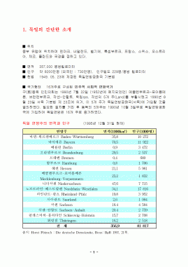 [분석/조사] 독일의 역사와 정치-1페이지