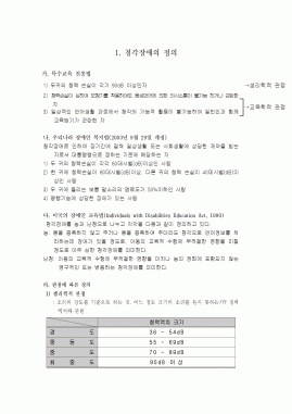 청각장애 특수교육 유아특수교육 특수교육진흥법 수화법 구화법-1페이지