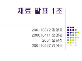 콘크리트(시멘트, 골재, 혼화재, 혼화재료) 조사 발표 파워포인트-1페이지