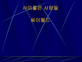 싸이월드의 소비자행동-1페이지