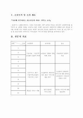 사회복지조사방법론 - 욕구조사 및 분석-1페이지