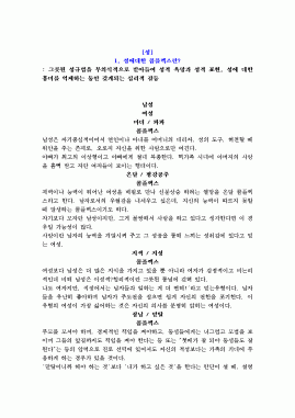 [성] 성과 외모에 대한 컴플렉스 고찰-1페이지