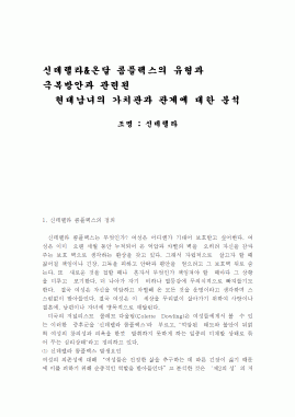 신데렐라&온달 컴플렉스의 유형과 극복방안과 관련된 현대남녀의 가치관과 관계에 대한 분석-1페이지