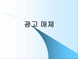 광고매체에 대한 조사-1페이지