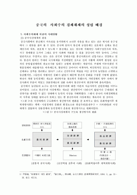 중국 사회주의 경제체제의 성립배경-1페이지