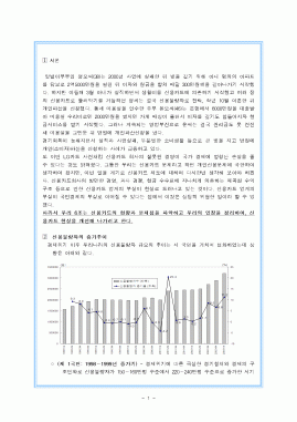 신용카드와 신용불량자에 관한 총체적 이해-1페이지