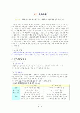 ICT 활용교육의 개념-1페이지