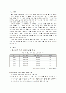 노인복지시설 [사회복지] -1페이지