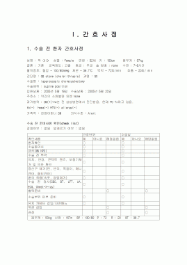 담석증 담낭절제술 수술실 케이스-1페이지