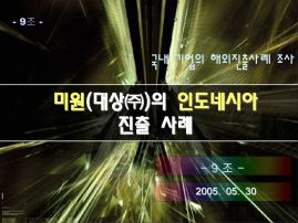 [A+팀프로젝트]미원의 해외진출 사례-1페이지