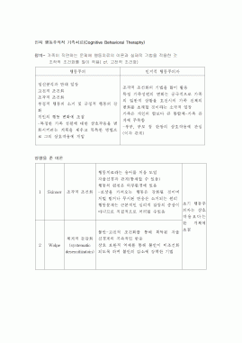 인지행동적 가족치료-1페이지