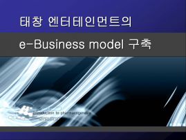 태창 엔터테인먼트의 e-business model 구축-1페이지