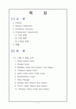 MGM 카지노 호텔을 토대로 한 우리나라 카지노 호텔의 발전 방안-1페이지