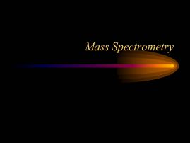 Mass spectrometry (질량분석기)-1페이지