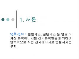 [공학/컴퓨터/통신] 연료전지 [분석/조사] -1페이지