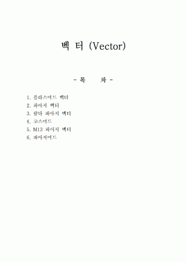 벡터 (Vector)-1페이지