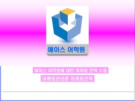 마케팅관리론_에이스어학원의 마케팅전략-1페이지