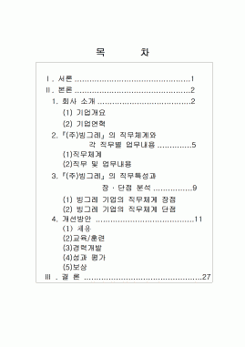 빙그레의 인적자원관리 - 레포트-1페이지