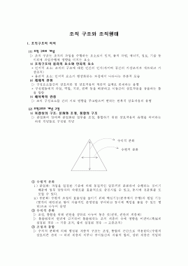 조직구조와 조직행태-1페이지