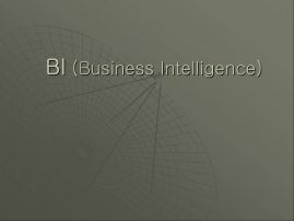 BI (Business Intelligence)-1페이지