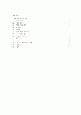 중국 정권 구조조직표-1페이지