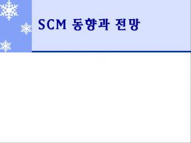 SCM 동향과 전망-1페이지