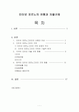 [정보통신윤리] 포르노그라피 규제방안-1페이지