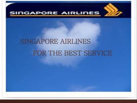 [ 기업분석 ] SINGAPORE AIRLINES-1페이지