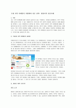 국내 지역 마케팅의 차별화와 성공 전략- 평창지역 성공사례-1페이지