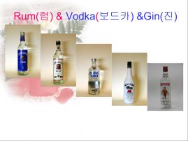 [주류학] Rum(럼) & Vodka(보드카) &Gin(진)-1페이지