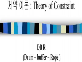 제약이론(Theory of Constraint)과 DBR-1페이지