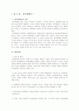 한국의 정부형태론-1페이지