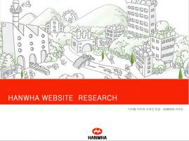 HANWHA WEBSITE RESEARCH-1페이지