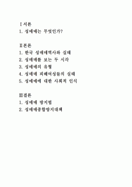 성매매에  관한 연구고찰-1페이지