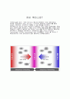 홈 네트워크 유비쿼터스 -1페이지