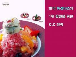 한국 하겐다즈의 1위 탈환을 위한 C.C전략-1페이지