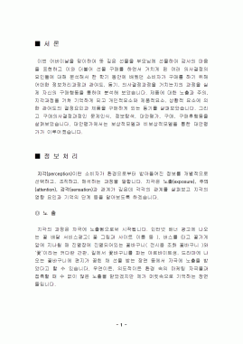 선물구매에 대한 소비자 행동을 분석-1페이지