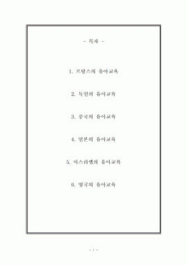 세계각국의 육아방법-1페이지