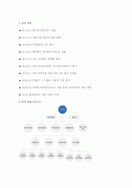 기업 조직구조 변화와 성과분석- KTF-1페이지