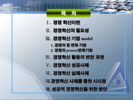 기업경영전략- 경영혁신-1페이지