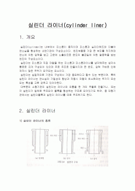 실린더 라이너-1페이지