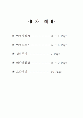 여성의 생리-1페이지