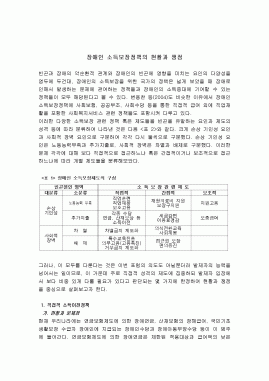 [장애복지] 장애인 소득보장정책의 현황과 쟁점-1페이지