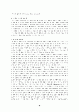 [독후감] 자유로부터의 도피를 읽고 -1페이지