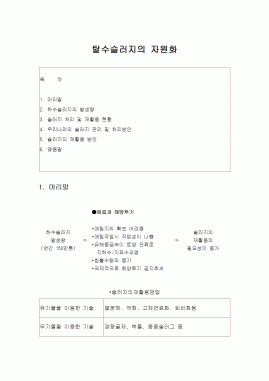 탈수슬러지의 자원화-1페이지