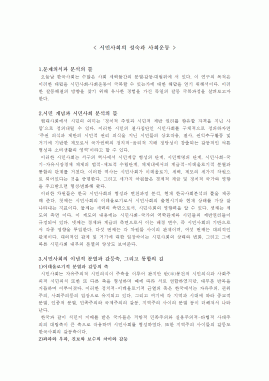 시민사회의 성숙과 사회운동-1페이지