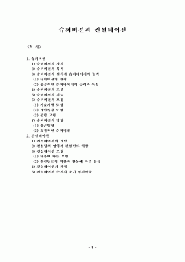 [사회복지행정] 슈퍼비젼과 컨설테이션-1페이지