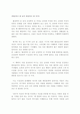 화성에서 온 남자 금성에서 온 여자 감상문-1페이지