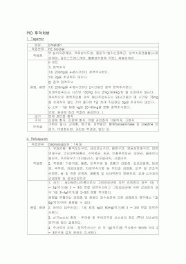 PID 투약처방-1페이지